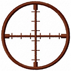 Scope Sight Embroidery Design | EmbroideryDesigns.com