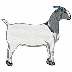 Goat Embroidery Design | EmbroideryDesigns.com