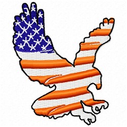 USA Eagle Flag Embroidery Design | EmbroideryDesigns.com