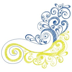 Scrapbook Swirls Embroidery Design | EmbroideryDesigns.com