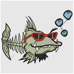 Cartoon Fish Embroidery Design | EmbroideryDesigns.com