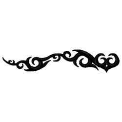 Tribal Scroll Embroidery Design | EmbroideryDesigns.com