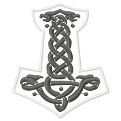 Thors Hammer Embroidery Design | EmbroideryDesigns.com