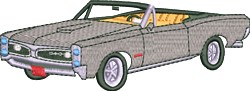 1966 Pontiac GTO Embroidery Design | EmbroideryDesigns.com