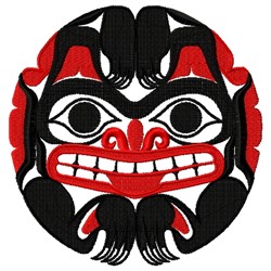 Haida Bear Embroidery Design | EmbroideryDesigns.com