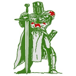 Crusader Knight Embroidery Design | EmbroideryDesigns.com