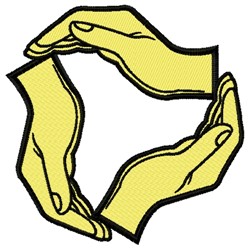 Helping Hands Embroidery Design | EmbroideryDesigns.com