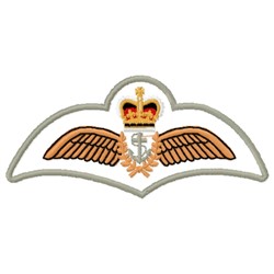 UK Pilot Wings Embroidery Design | EmbroideryDesigns.com