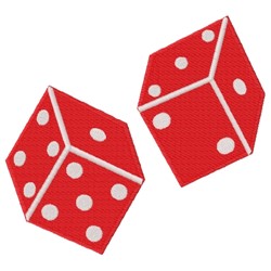 Dice Embroidery Design | EmbroideryDesigns.com