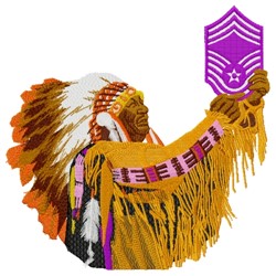 Chief With Insignia Embroidery Design | EmbroideryDesigns.com