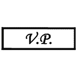 Vice President Embroidery Design | EmbroideryDesigns.com