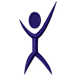 Stick Figure Embroidery Design | EmbroideryDesigns.com