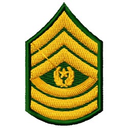 Command Sergeant Major Embroidery Design | EmbroideryDesigns.com