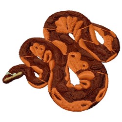 Coiled Snake Embroidery Design | EmbroideryDesigns.com