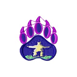 Bear Paw Embroidery Design | EmbroideryDesigns.com