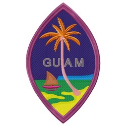 Guam Embroidery Design | EmbroideryDesigns.com