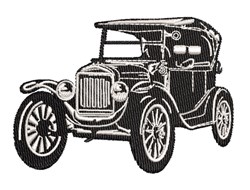 Vintage Car Embroidery Design | EmbroideryDesigns.com