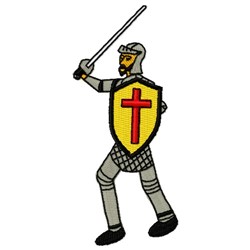 Medieval Knight Embroidery Design | EmbroideryDesigns.com