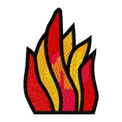 Flames Embroidery Design | EmbroideryDesigns.com