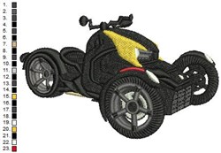 Can Am Ryker Sport Embroidery Design | EmbroideryDesigns.com