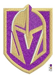 Knight Helmet Embroidery Design | EmbroideryDesigns.com