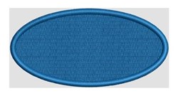 Oval Shape Embroidery Design | EmbroideryDesigns.com