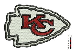 KC Arrowhead Embroidery Design | EmbroideryDesigns.com