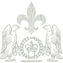 Heraldic Crests Embroidery Design | EmbroideryDesigns.com