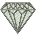 DIAMOND Embroidery Design | EmbroideryDesigns.com