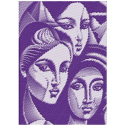 Three Ladies Embroidery Design | EmbroideryDesigns.com
