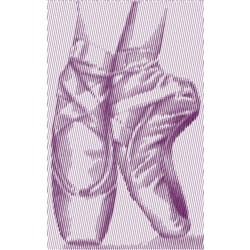 Ballet Pointe Embroidery Design | EmbroideryDesigns.com