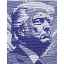 DONALD TRUMP Embroidery Design | EmbroideryDesigns.com
