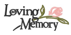 In Loving Memory Embroidery Design | EmbroideryDesigns.com