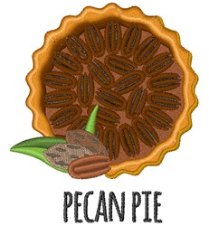 Pecan Pie Embroidery Design | EmbroideryDesigns.com