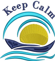 Free Keep Calm Embroidery Design | EmbroideryDesigns.com