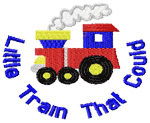 Free Train Embroidery Design | EmbroideryDesigns.com