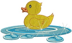 Rubber Duck Embroidery Design | EmbroideryDesigns.com