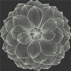 Big Flower Embroidery Design | EmbroideryDesigns.com