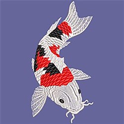 Carp Koi Embroidery Design | EmbroideryDesigns.com