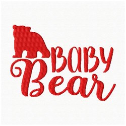 Baby bear Embroidery Design | EmbroideryDesigns.com