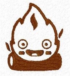 Calcifer mini Embroidery Design | EmbroideryDesigns.com