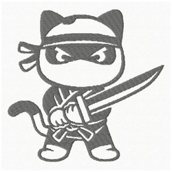 Ninja Embroidery Design | EmbroideryDesigns.com