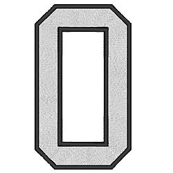 College Block O Embroidery Design | EmbroideryDesigns.com