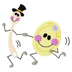 Dish & Spoon Embroidery Design | EmbroideryDesigns.com