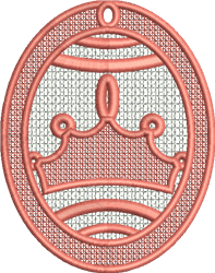 FSL Princess Crown Ornament Embroidery Design | EmbroideryDesigns.com