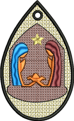FSL Nativity Embroidery Design | EmbroideryDesigns.com