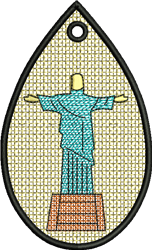 FSL Jesus Embroidery Design | EmbroideryDesigns.com