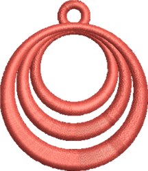 FSL Circle Charm Embroidery Design | EmbroideryDesigns.com