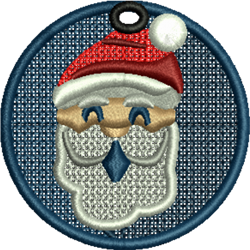 FSL Santa Embroidery Design | EmbroideryDesigns.com