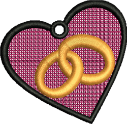 Wedding Rings Embroidery Design | EmbroideryDesigns.com